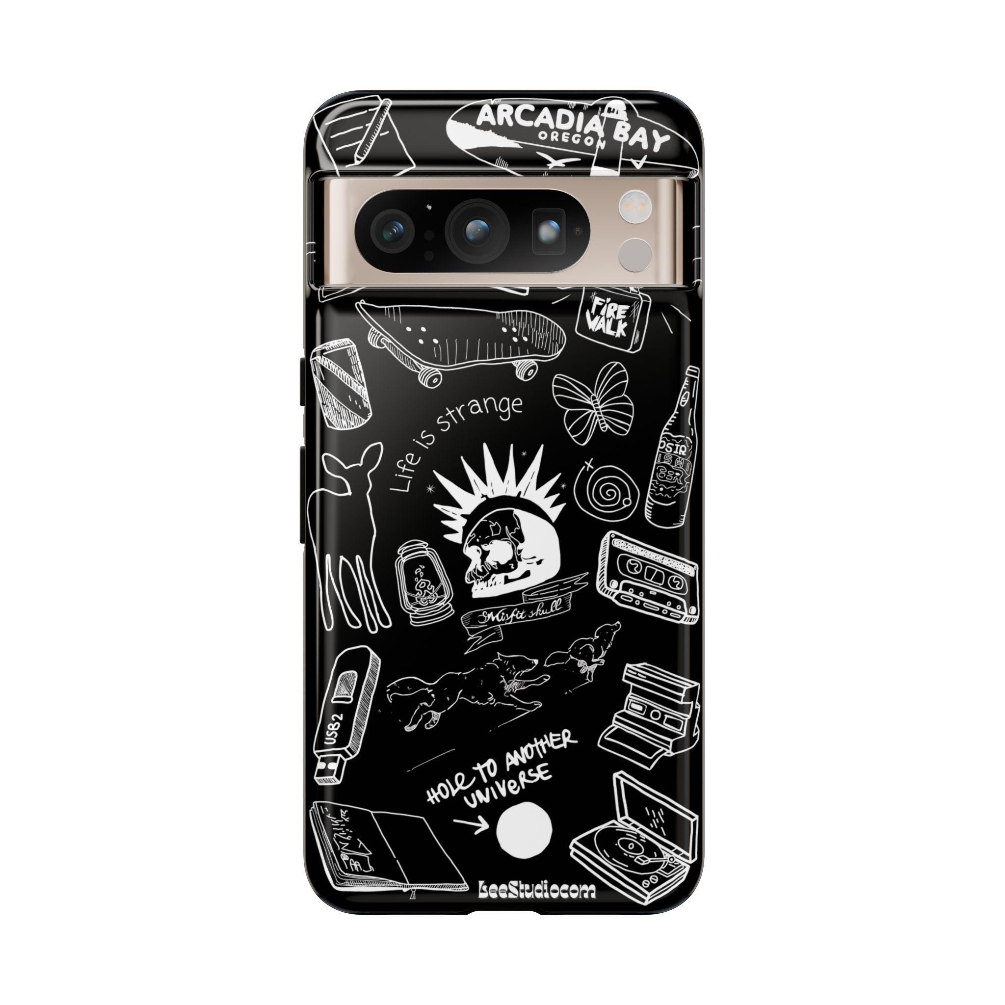 Life is Strange Line Art Tough Phone Cases | Gaming Phone | Arcadia Bay ...
