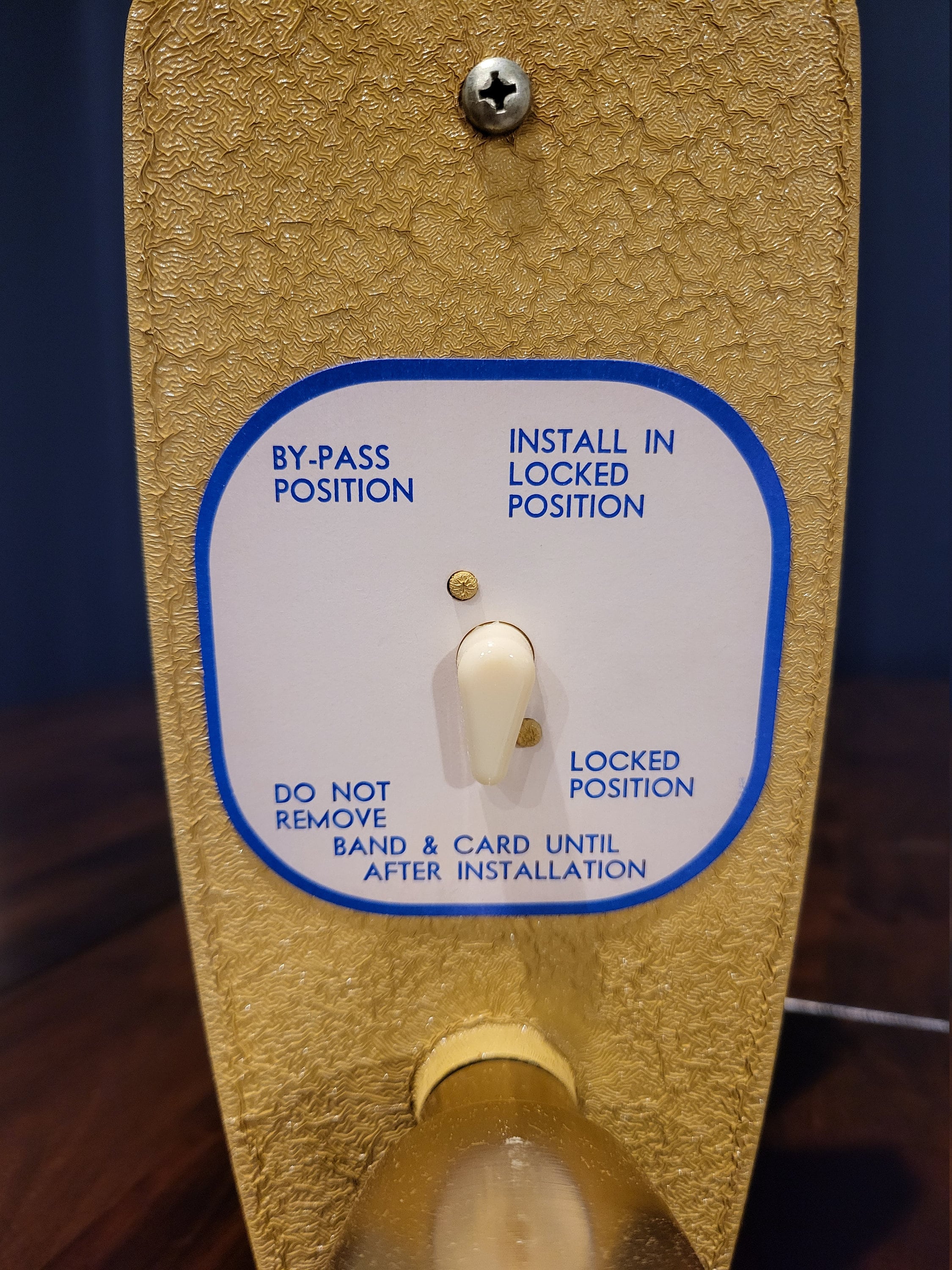 Dialoc Retro Rotary Dial Door Lock, Gold W/cover (new in Box) - Etsy
