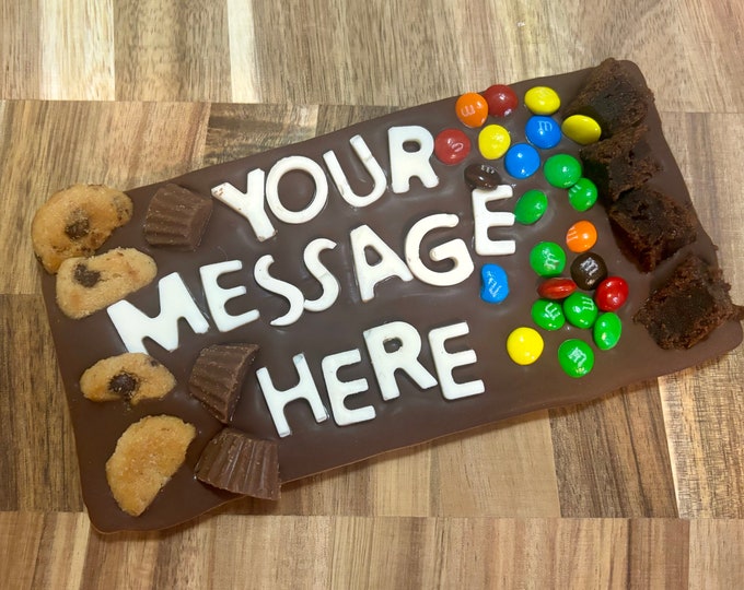 Personalized Name Chocolate Bar - Etsy