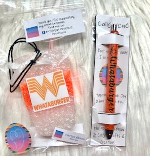 Whataburger Inspired Freshie & Pen Set | Etsy UK