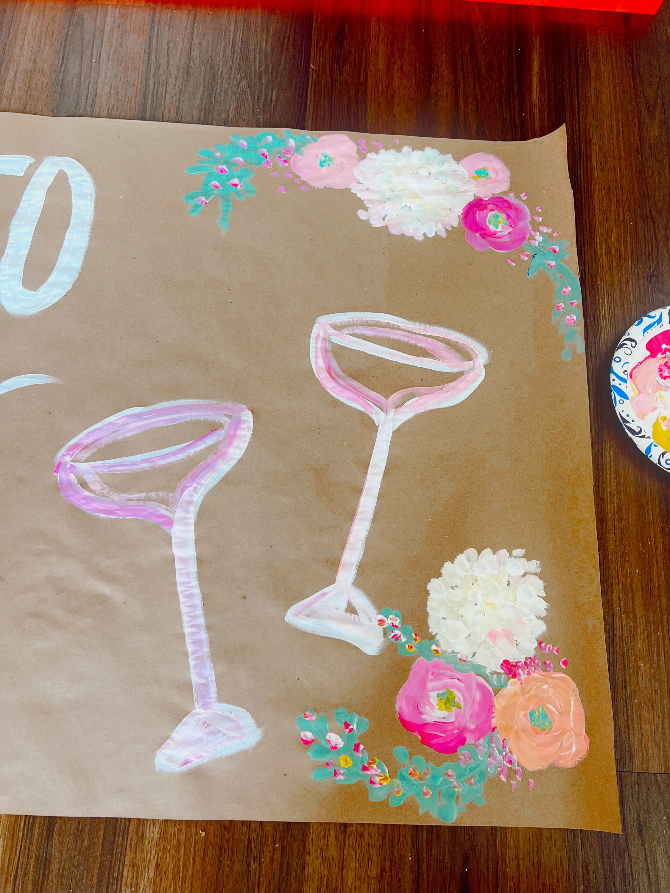 Custom Painted Birthday Banner, Preppy Colorful Teen Girls Women ...