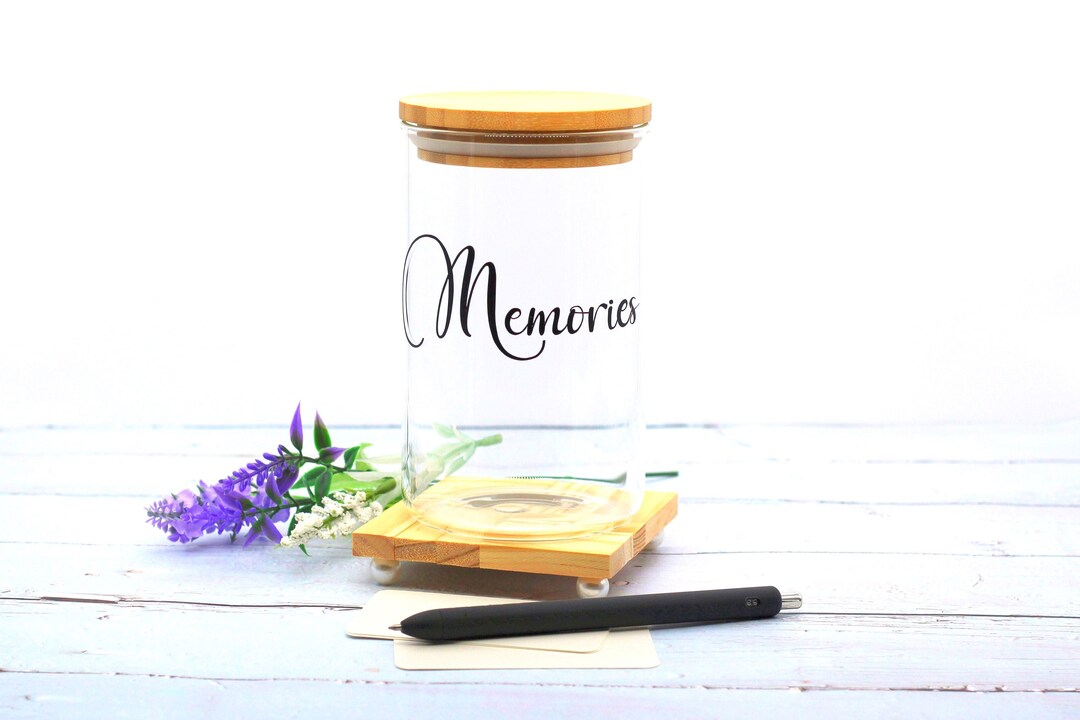 Memories Jar With Notecards - Etsy