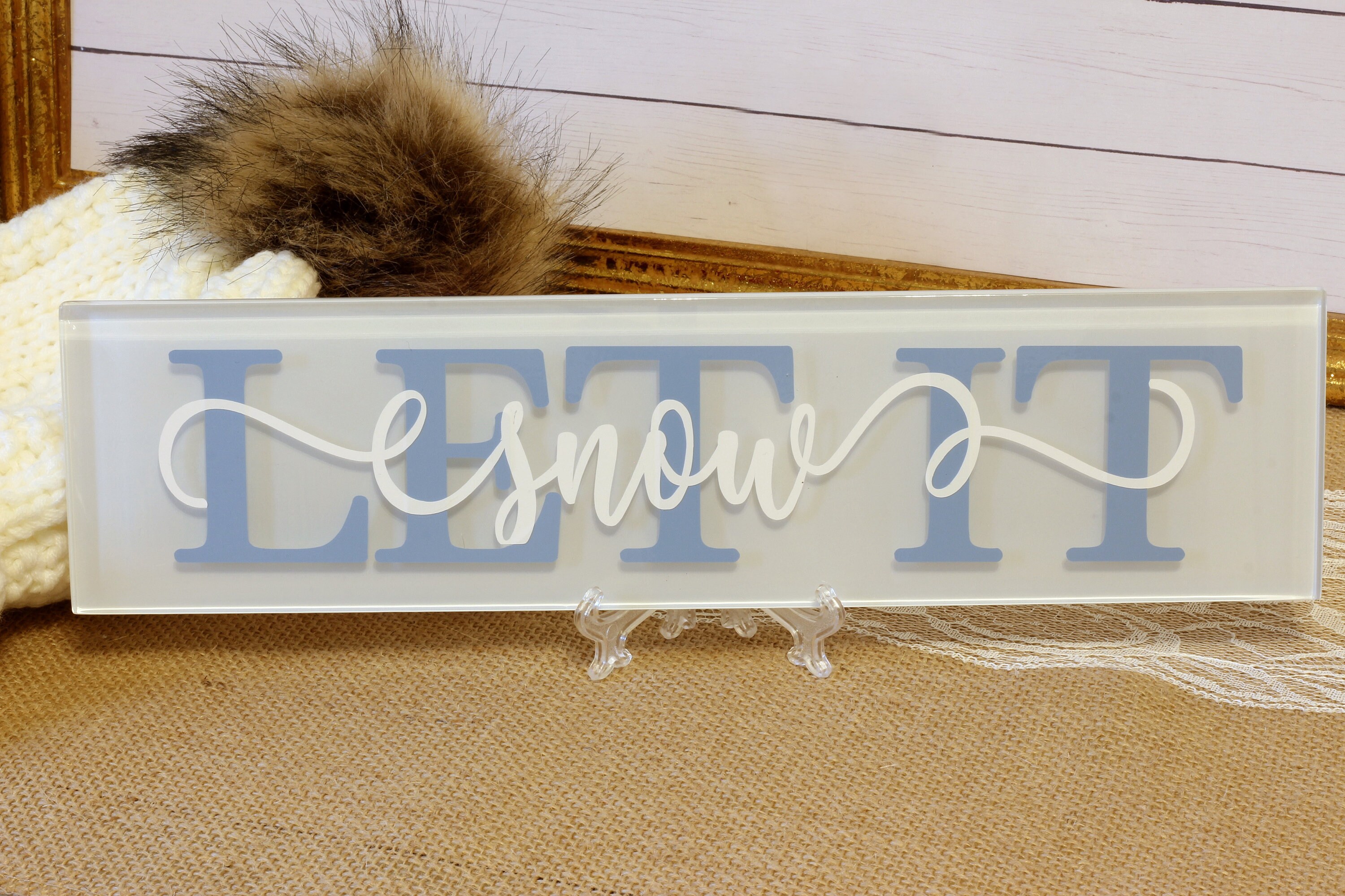 Let it Snow Sign Holiday Sign | Etsy