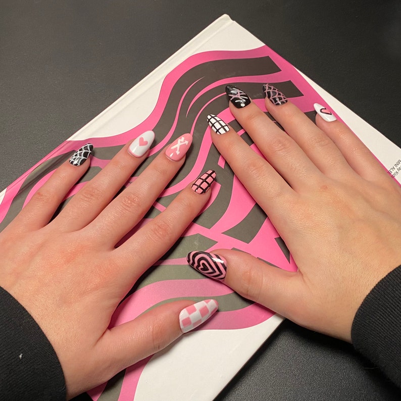 Stray Kids Maxident Inspired Press-on Gel Nails - Made by ...