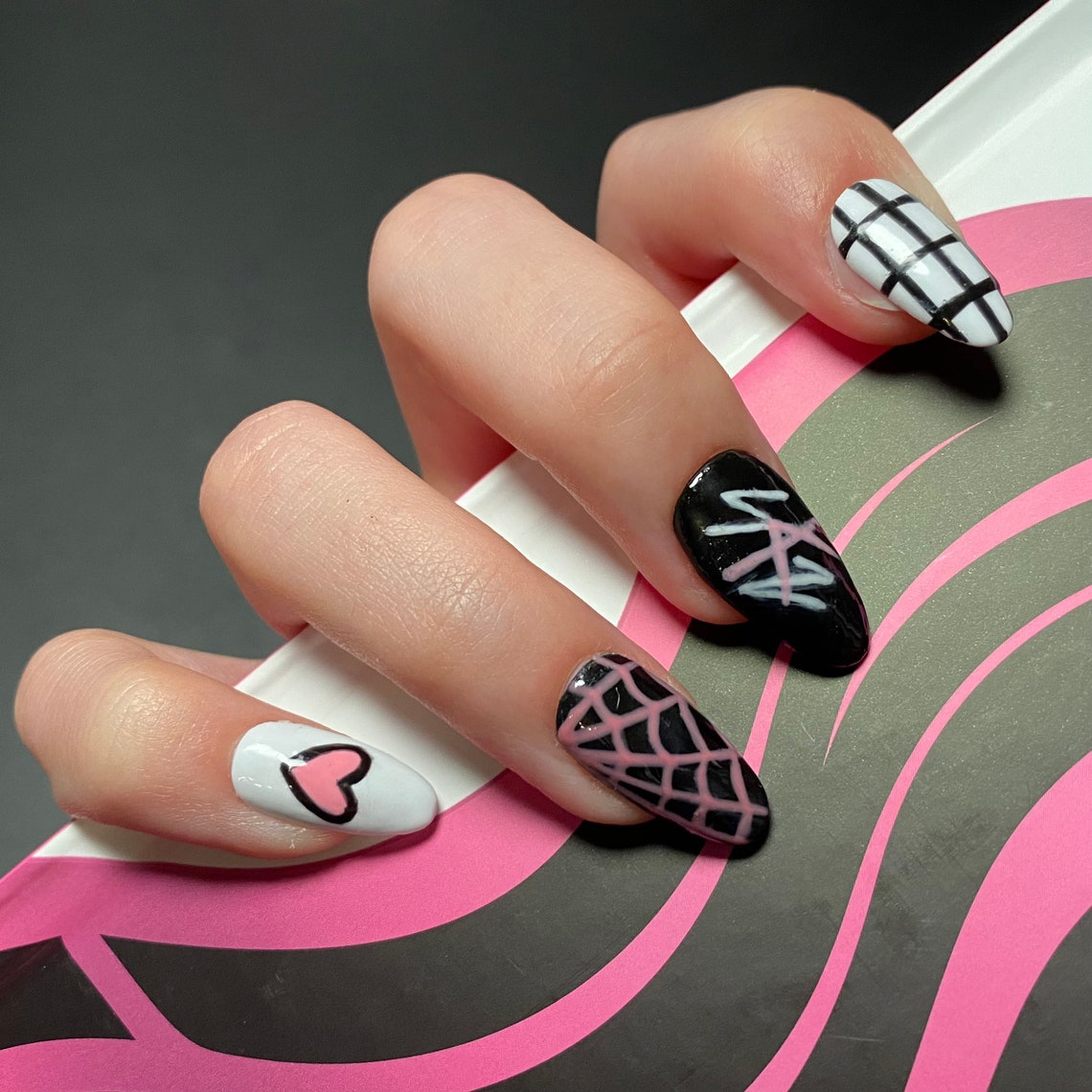 Stray Kids Maxident Inspired Press-on Gel Nails - Etsy