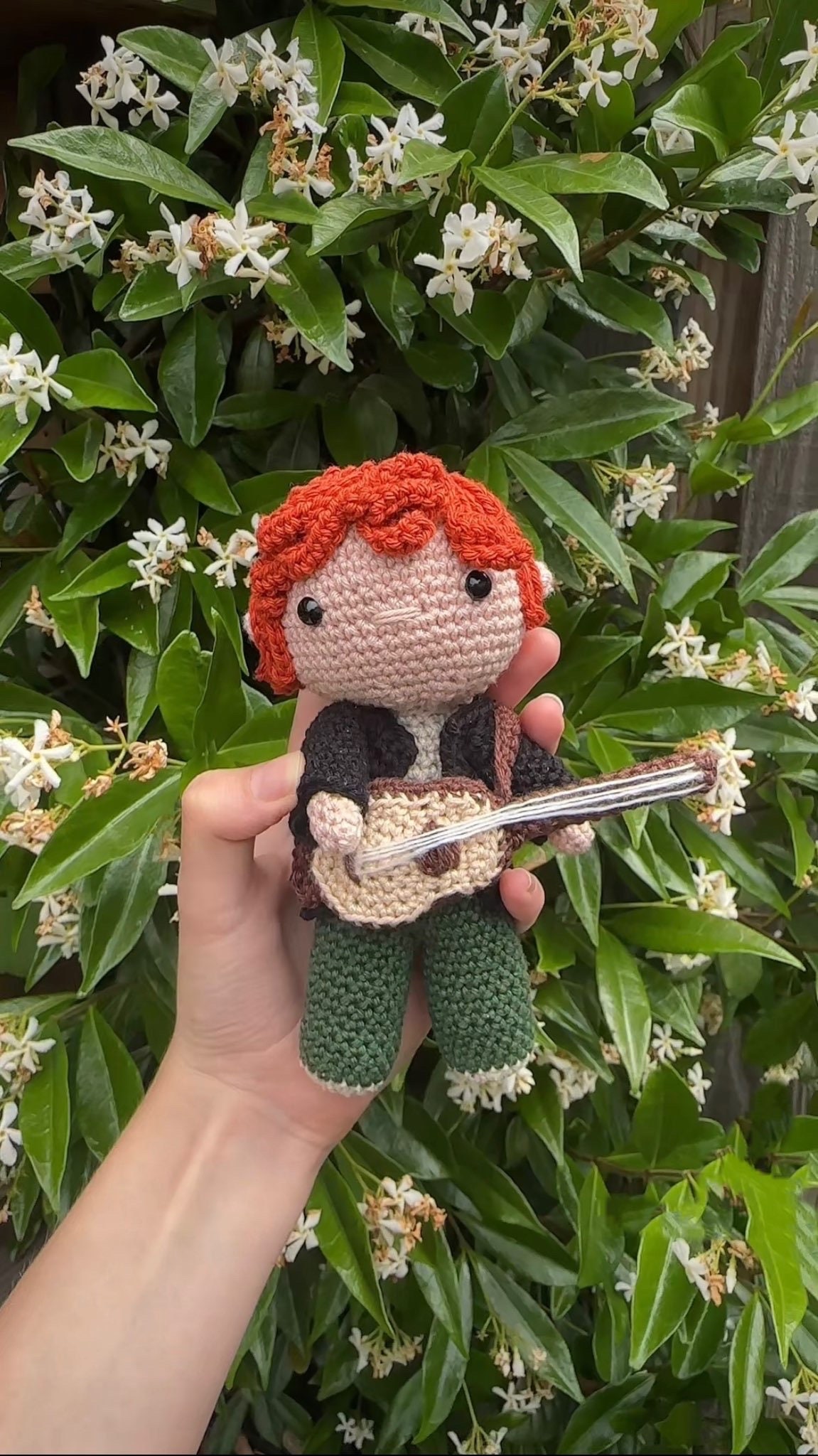 Crochet Pattern / Musician With Red Hair / Music / Amigurumi - Etsy