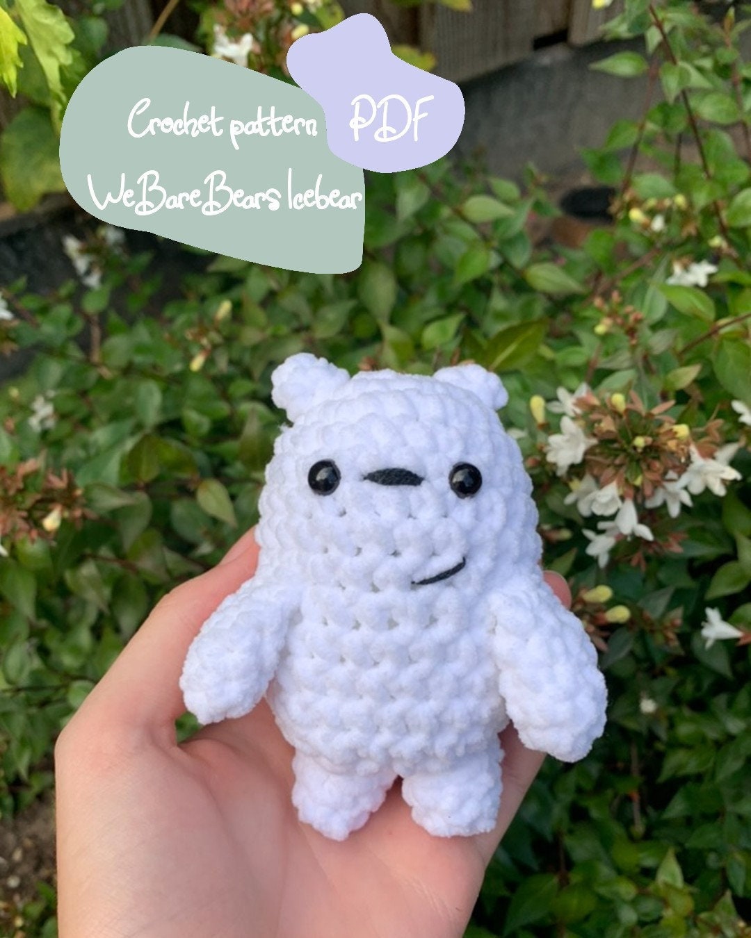 Crochet Pattern / Webarebears - Icebear / Amigurumi Pattern / PDF Pattern / English - Etsy