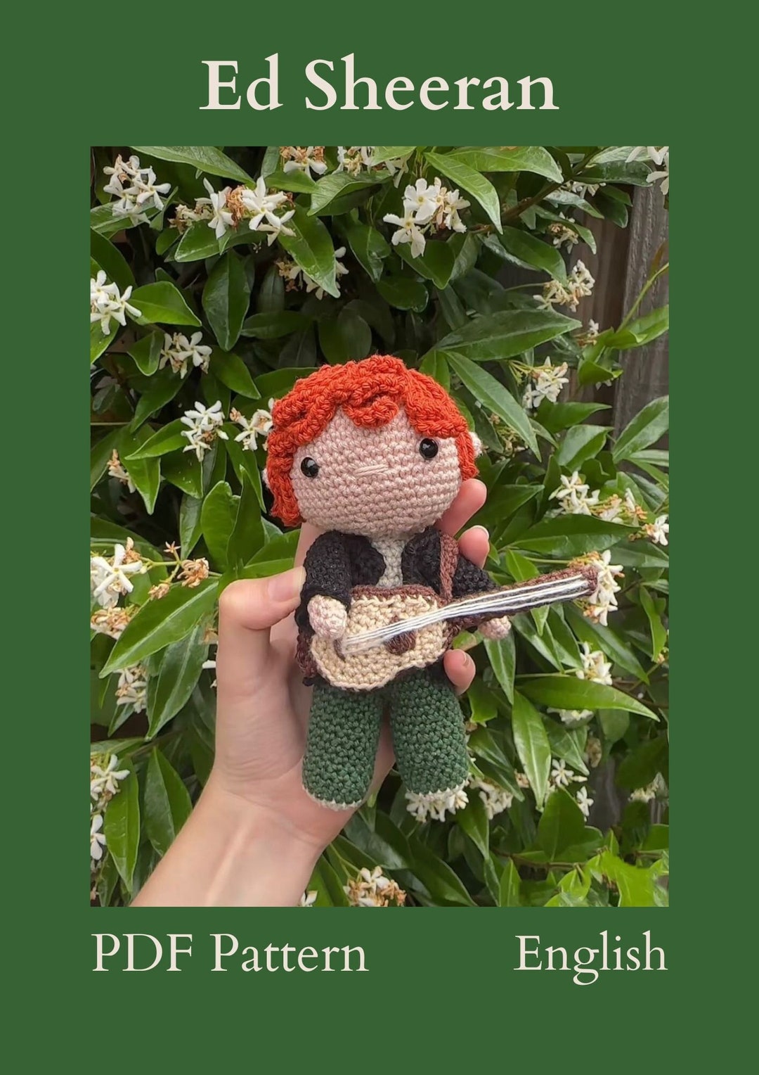 Crochet Pattern / Musician With Red Hair / Music / Amigurumi Pattern ...