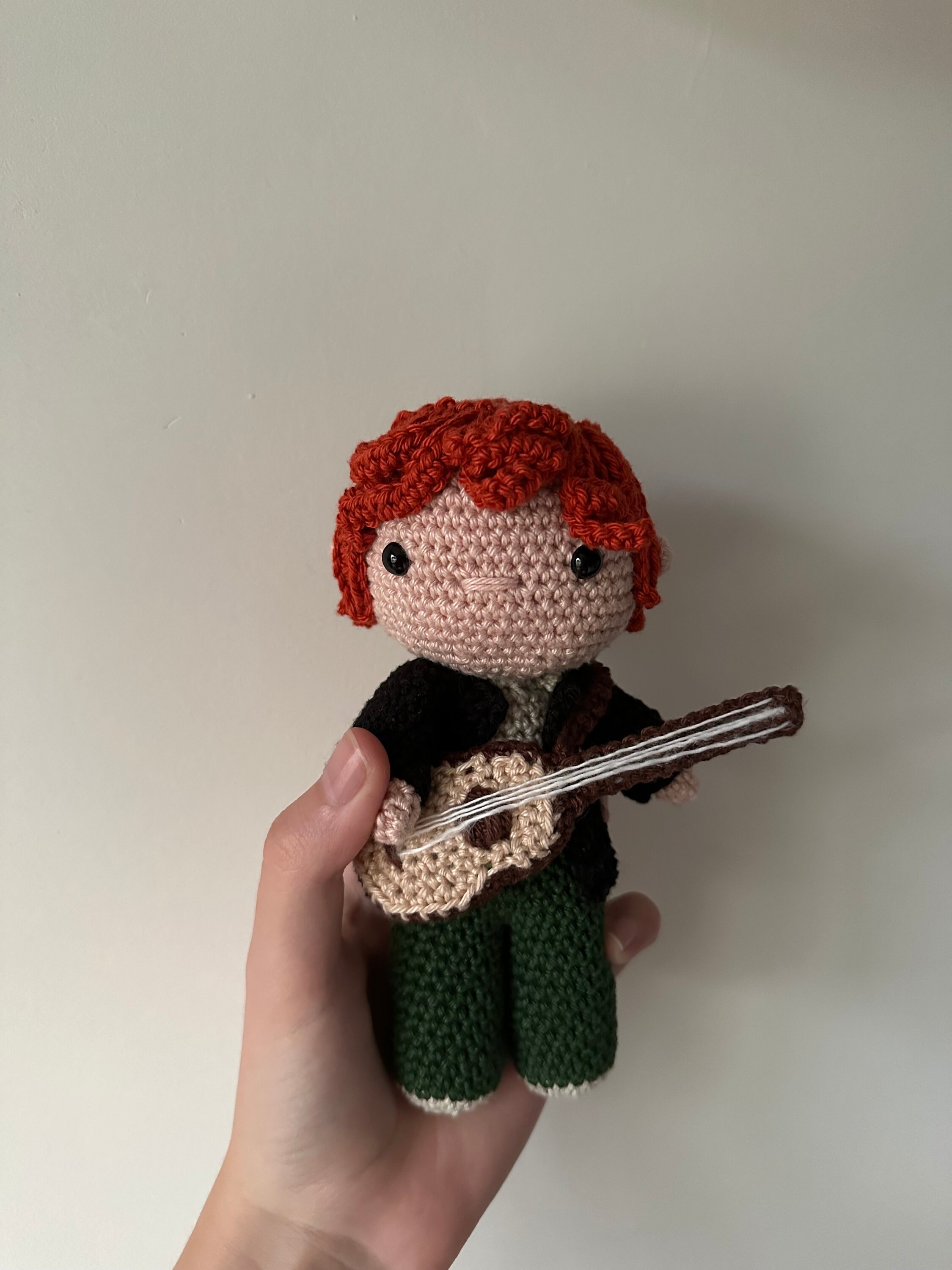 Crochet Pattern / Musician With Red Hair / Music / Amigurumi - Etsy