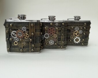Steampunk Flask | Etsy
