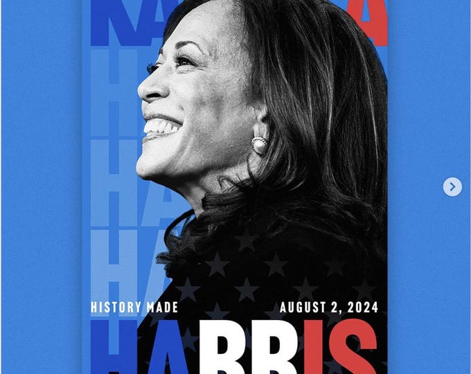Kamala Harris Limited Edition History Made Poster - Etsy