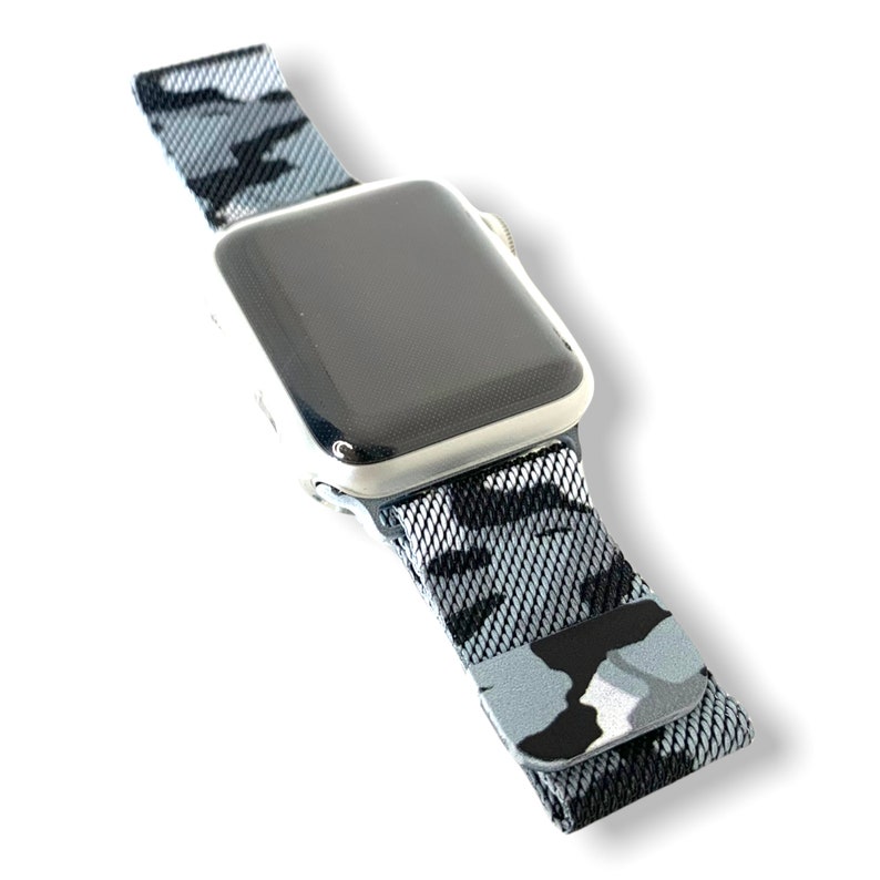 Camouflage Metallic Watch Band, Military Apple Watch Band, Milanese ...