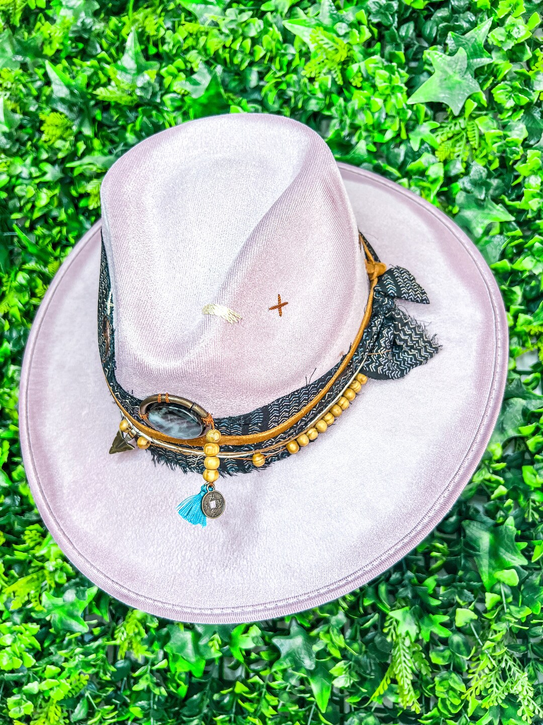 Western Style Fedora Hat Custom Hat Artisan Hat Trendy Hats - Etsy