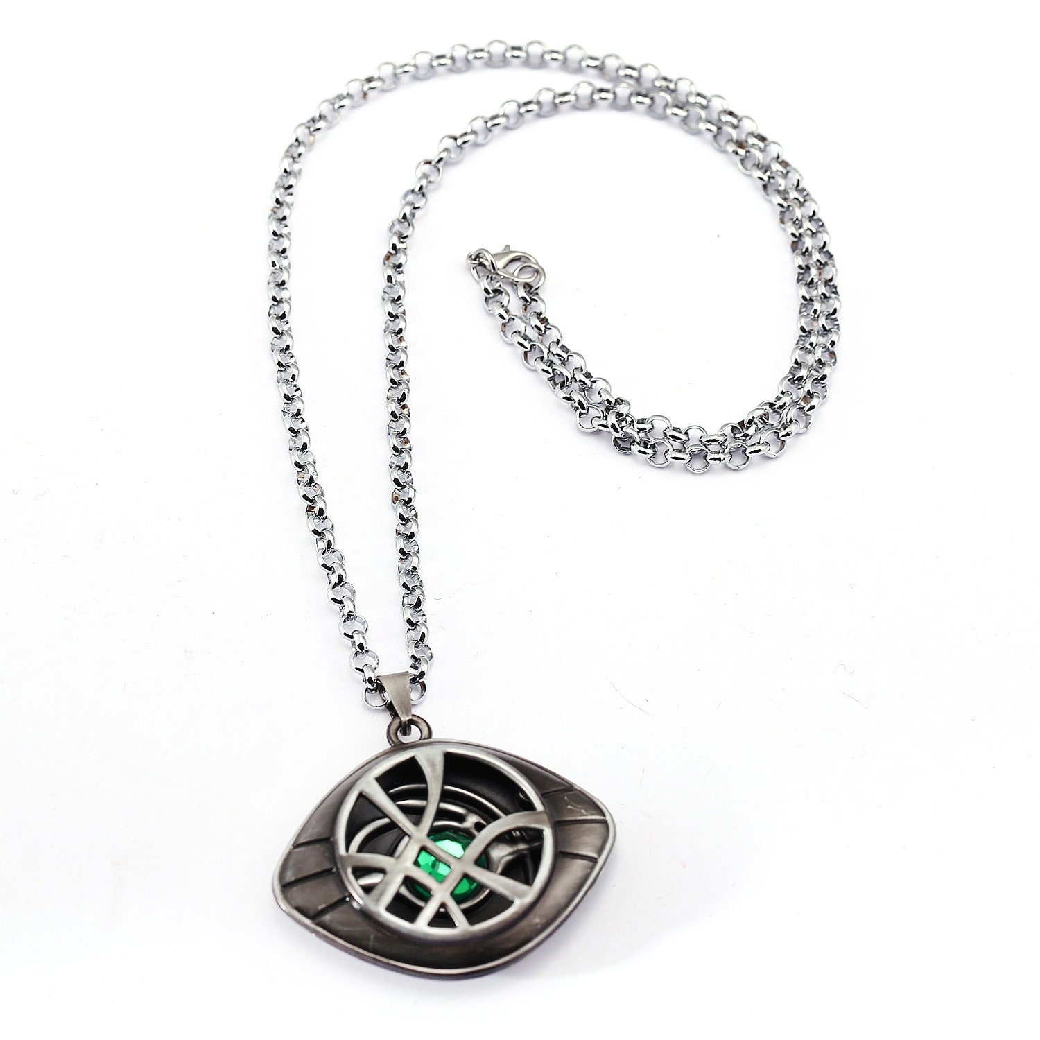 Marvel Avengers Doctor Strange Infinity Times Stone Necklace - Etsy