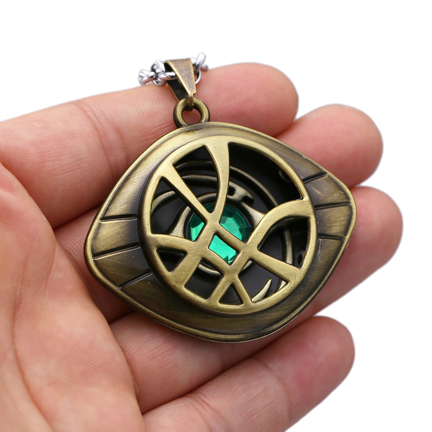 Marvel Avengers Doctor Strange Infinity Times Stone Necklace - Etsy