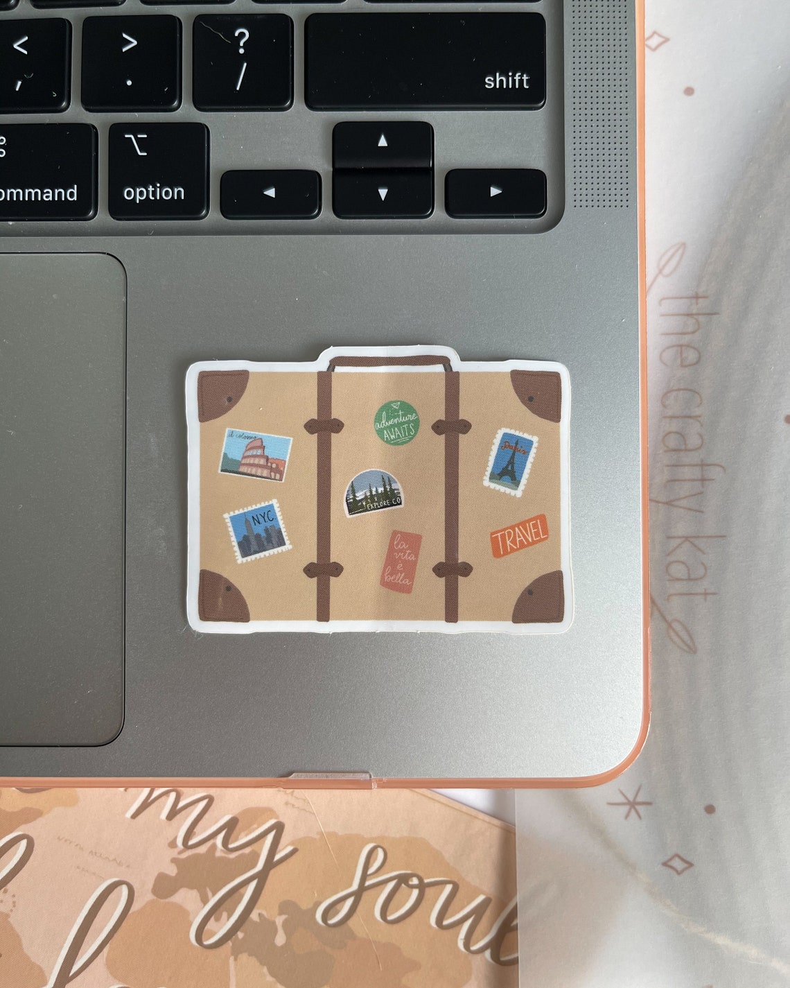 Travel Luggage Sticker Vinyl Sticker Travel Sticker Cute - Etsy