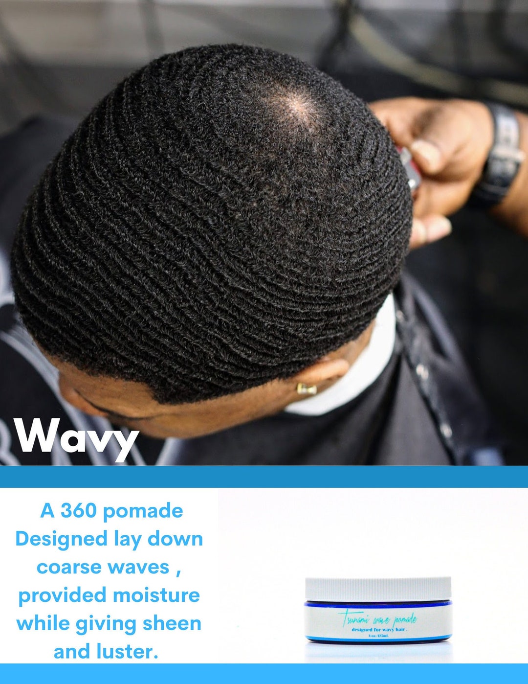 Tsunami 360 Wave Pomade Unlock the Power of Your Waves - Etsy