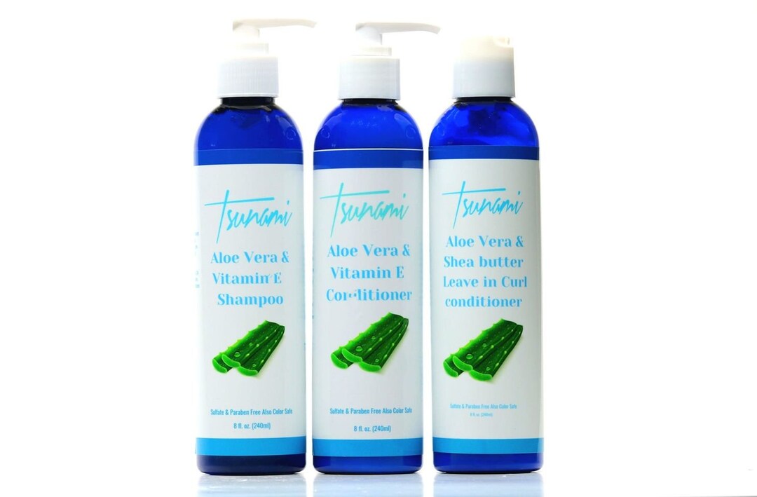 Wash and Go Hair Bundle With Shampoo, Deep Conditioner and Leave in ...