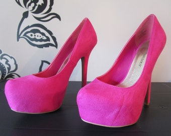 Hot Pink Shoes | Etsy