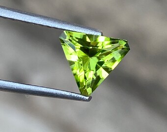 Peridot Lozenge Cut - August Birthstone - 10 MM Natural Peridot - 1.20 ...