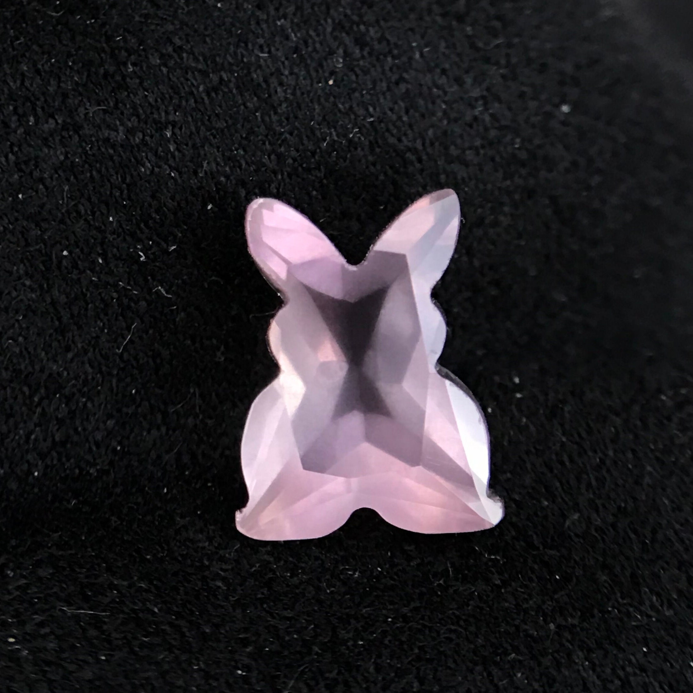 Rabbit Cut Rose Quartz Natural Rose Quartz 10 MM Rose Quartz Rabbit ...