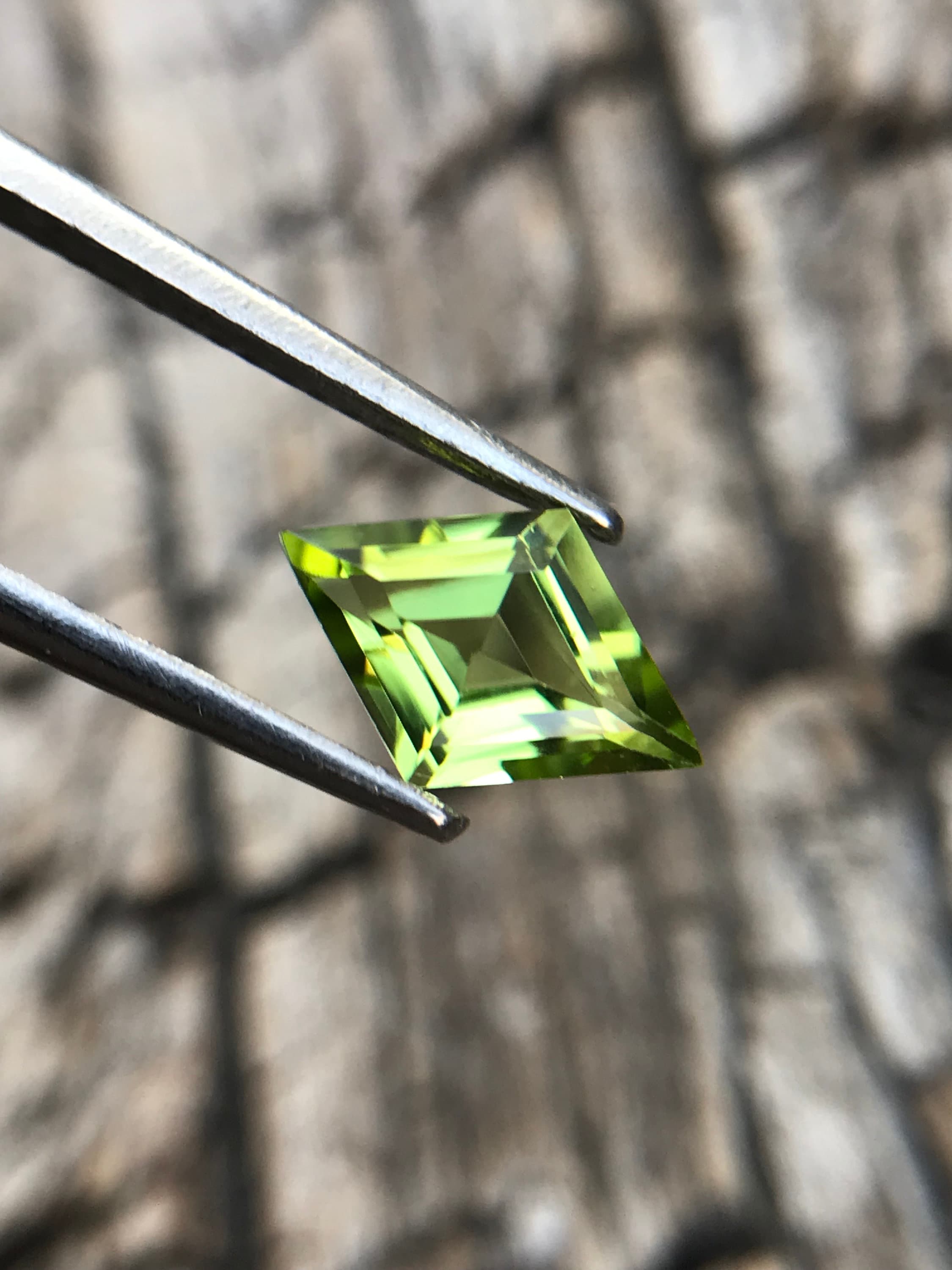 Peridot Lozenge Cut August Birthstone 10 MM Natural Peridot 1.20 Carat ...
