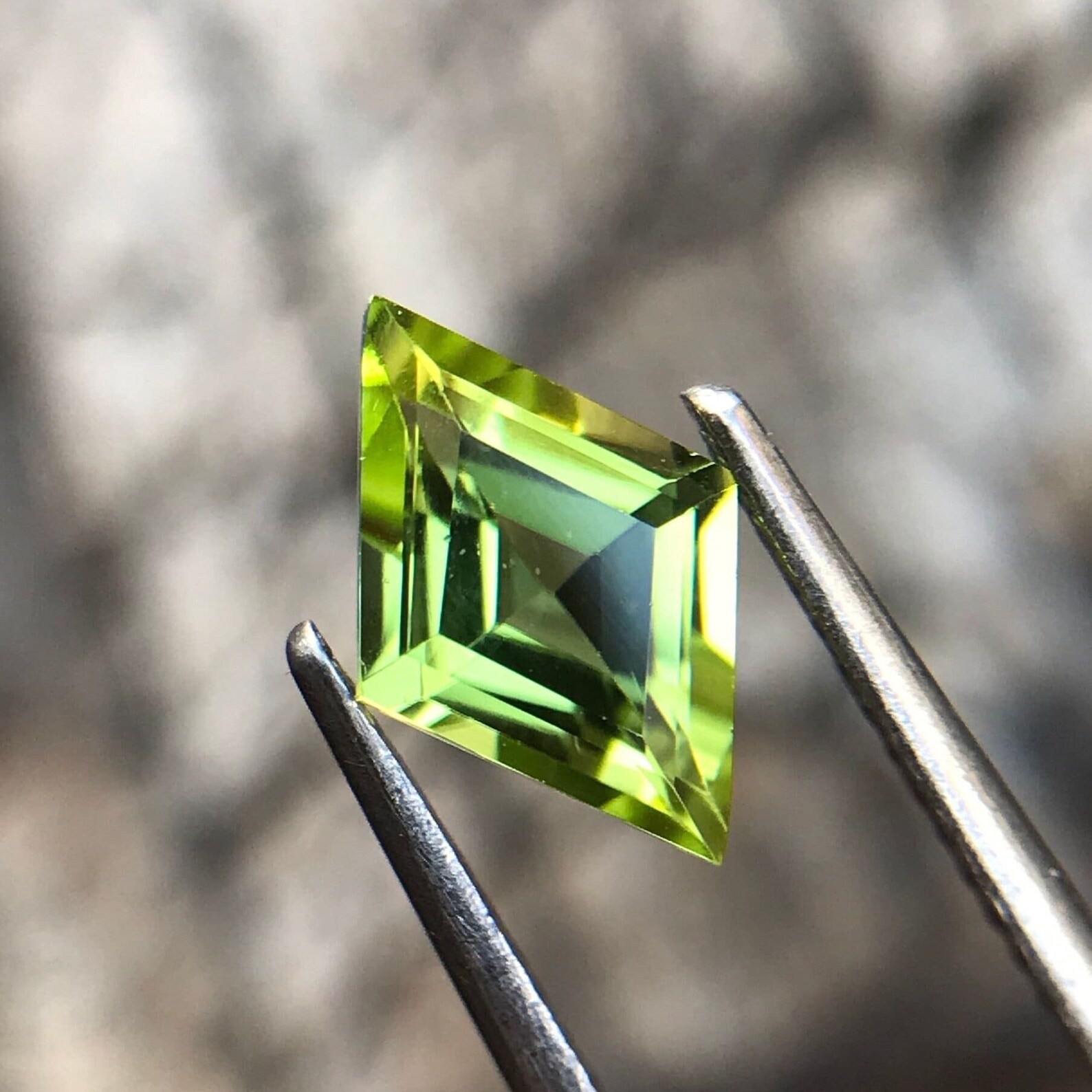 Peridot Lozenge Cut August Birthstone 10 MM Natural Peridot 1.20 Carat ...