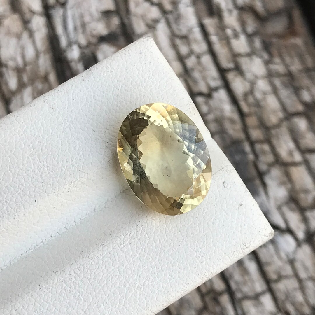 Natural Heliodor Beryl - 14.5 MM Heliodor Beryl Oval -6.30 Carat Beryl ...