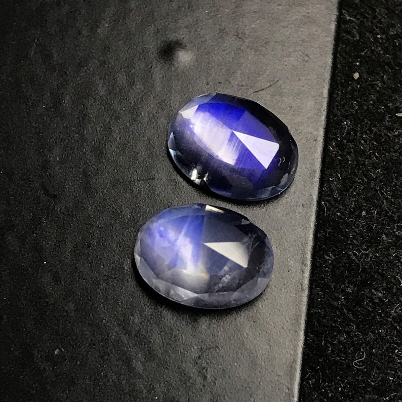 Rainbow Moonstone Pair: 2.65 Carat Oval Rose Cut Gemstones - Etsy