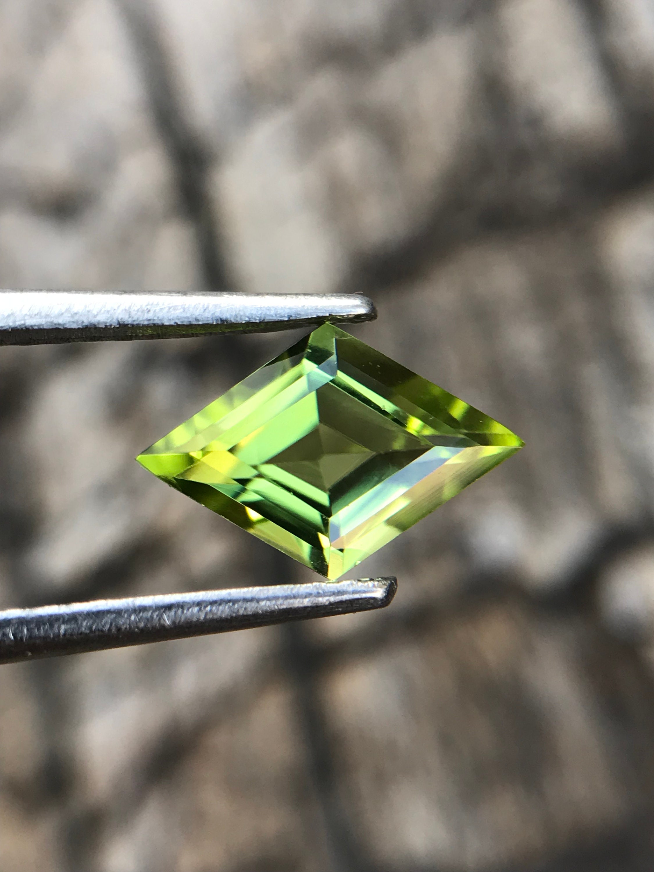 Peridot Lozenge Cut August Birthstone 10 MM Natural Peridot 1.20 Carat ...