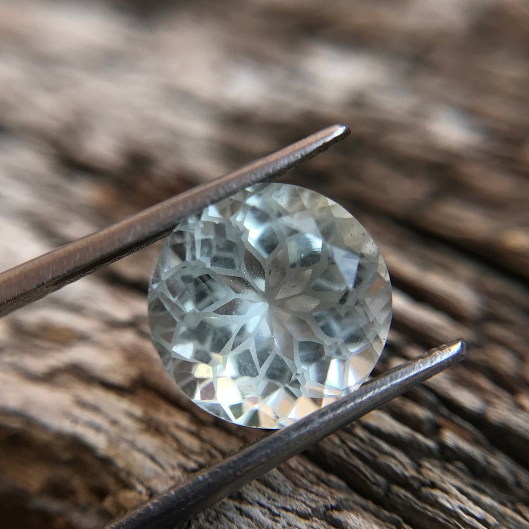 Natural Goshenite 10 MM Goshenite Round March Birthstone 3.75 Carat ...