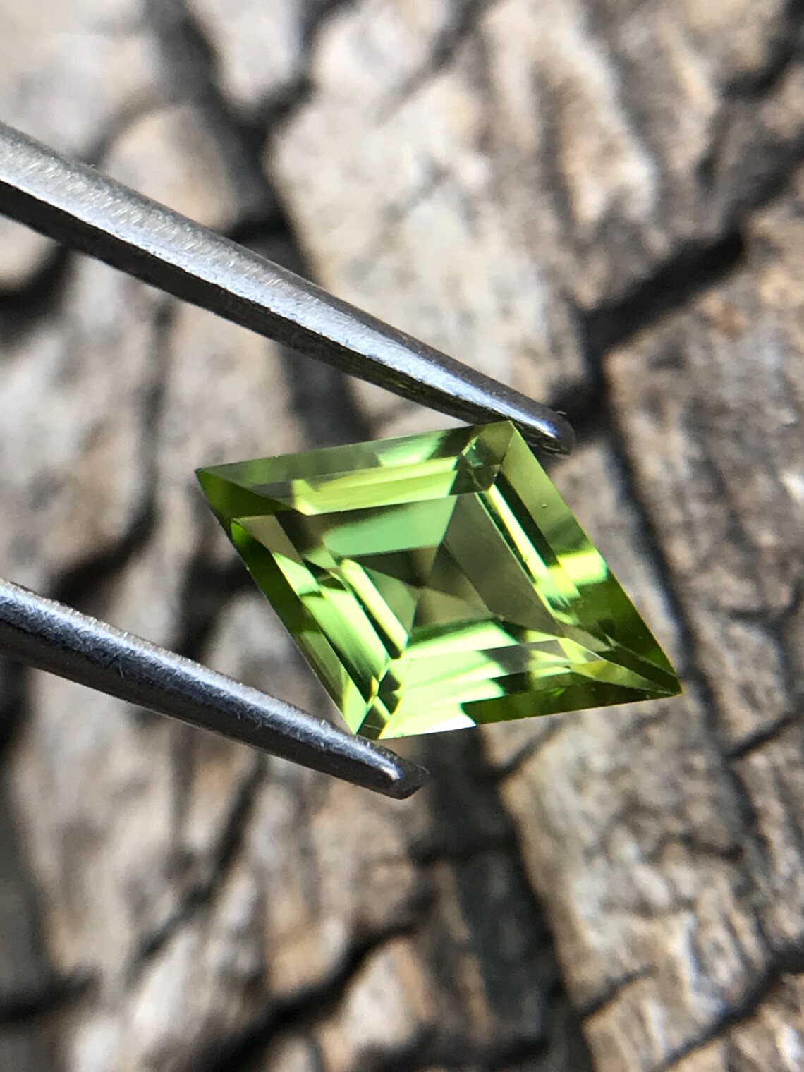 Peridot Lozenge Cut August Birthstone 10 MM Natural Peridot 1.20 Carat ...