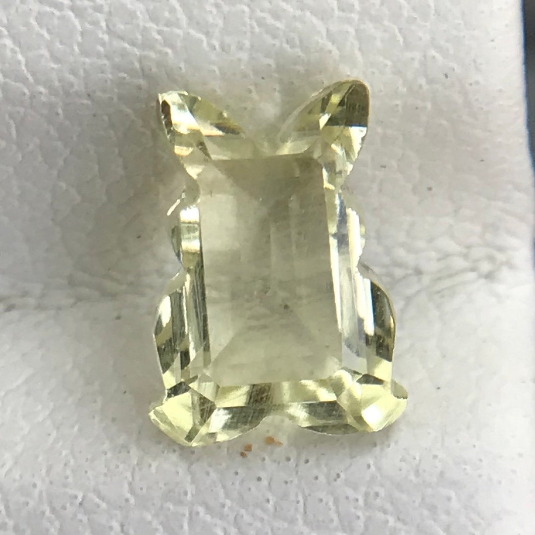 Heliodor Beryl Rabbit Cut - Natural Heliodor Beryl - 8 MM Beryl Rabbit ...