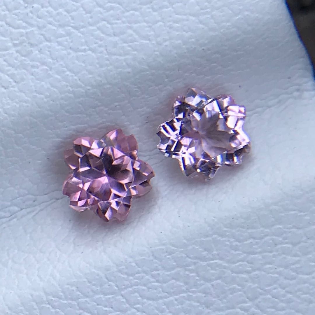 Baby Pink Tourmaline Cherry Blossom Cut 5 Mm Baby Pink Tourmaline 1 ...