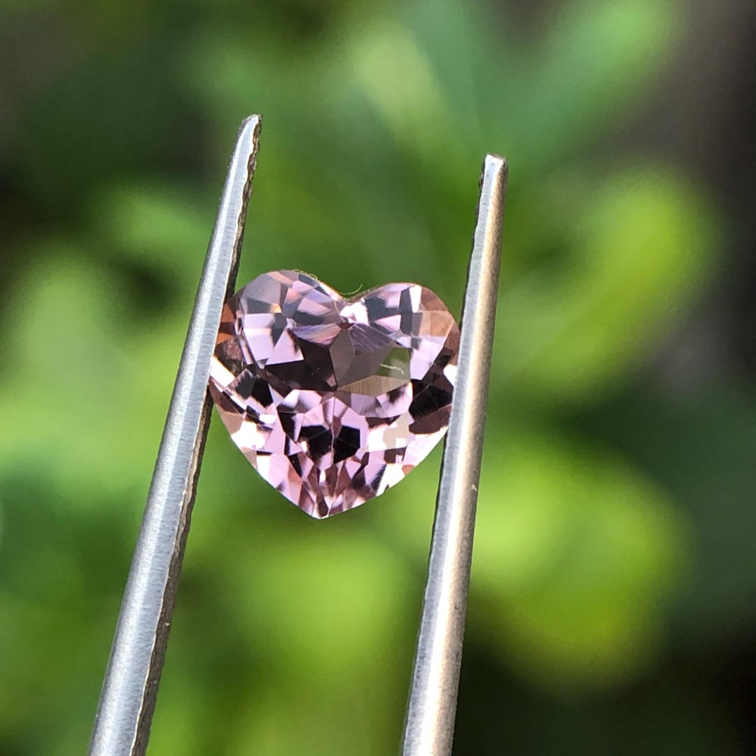 Natural Baby Pink Tourmaline Heart Shape - Baby Pink Tourmaline Heart ...
