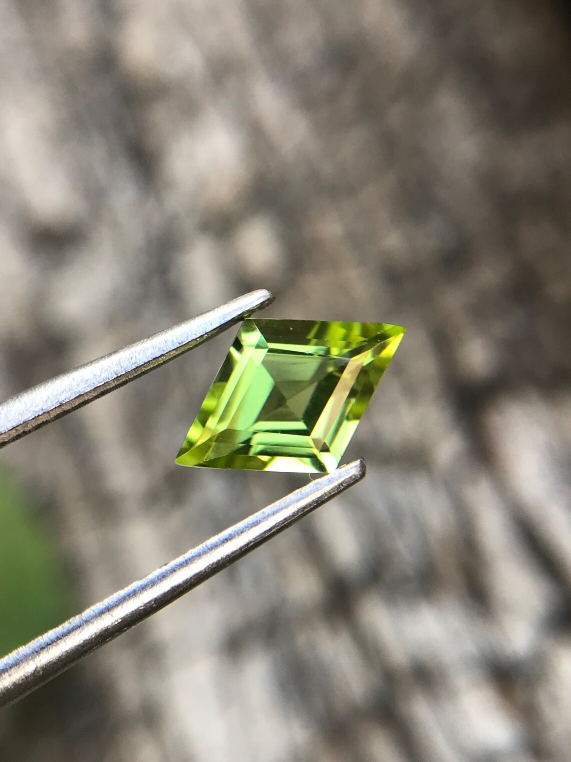 Peridot Lozenge Cut August Birthstone 10 MM Natural Peridot 1.20 Carat ...