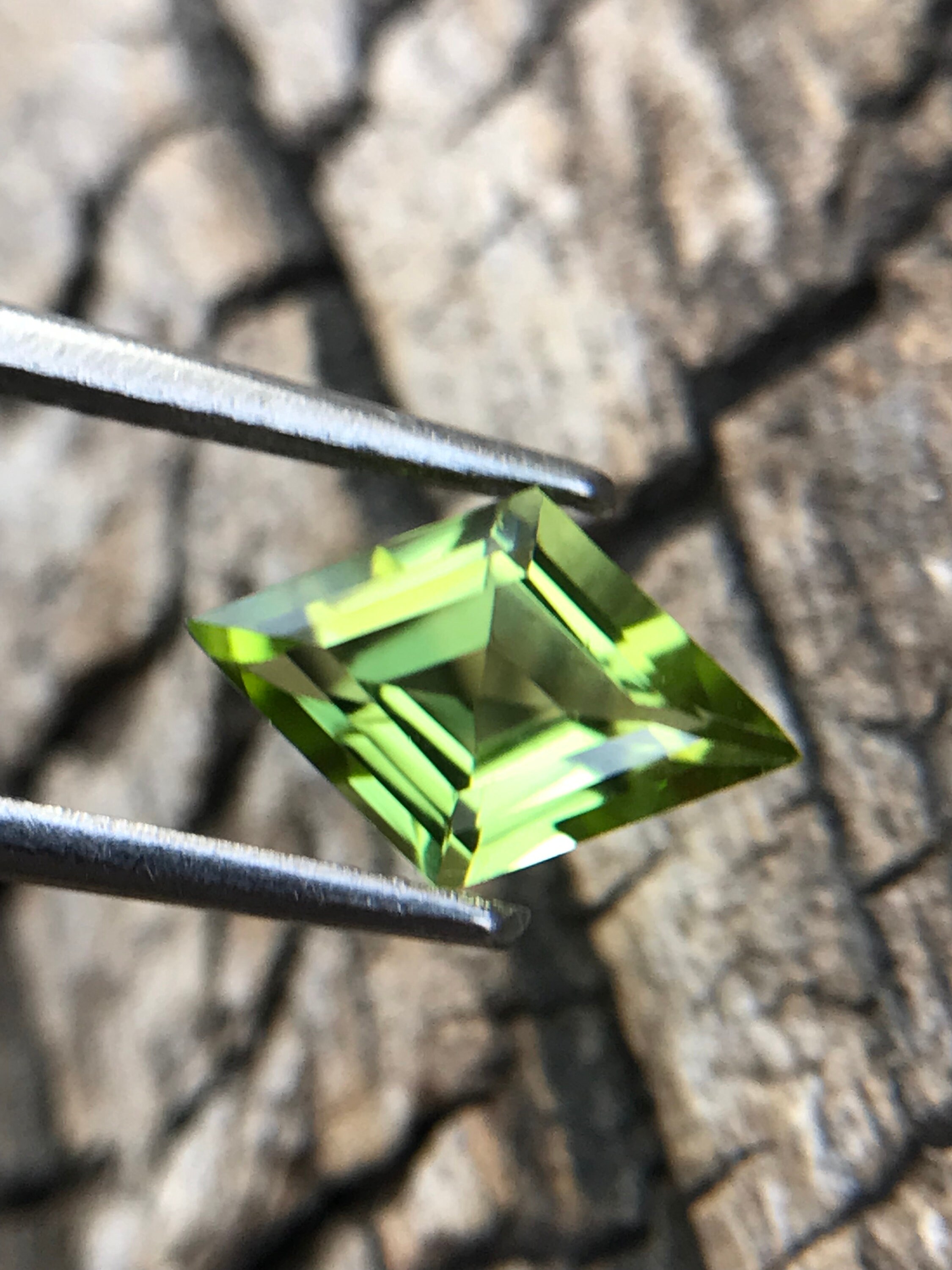 Peridot Lozenge Cut August Birthstone 10 MM Natural Peridot 1.20 Carat ...