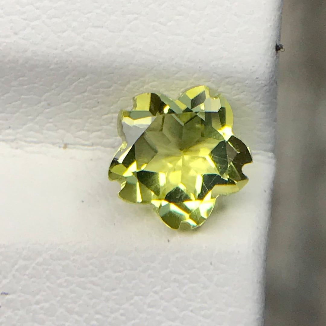 Beryl Cherry Blossom Cut - Heliodor Beryl - Natural Heliodor Beryl - 7 ...