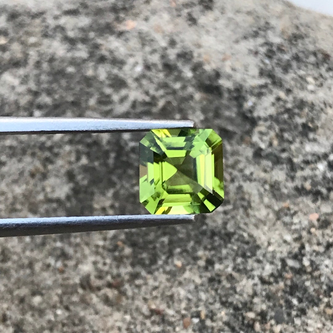 Natural Peridot - IGITL Certified - 7 MM Peridot Octagon - August ...