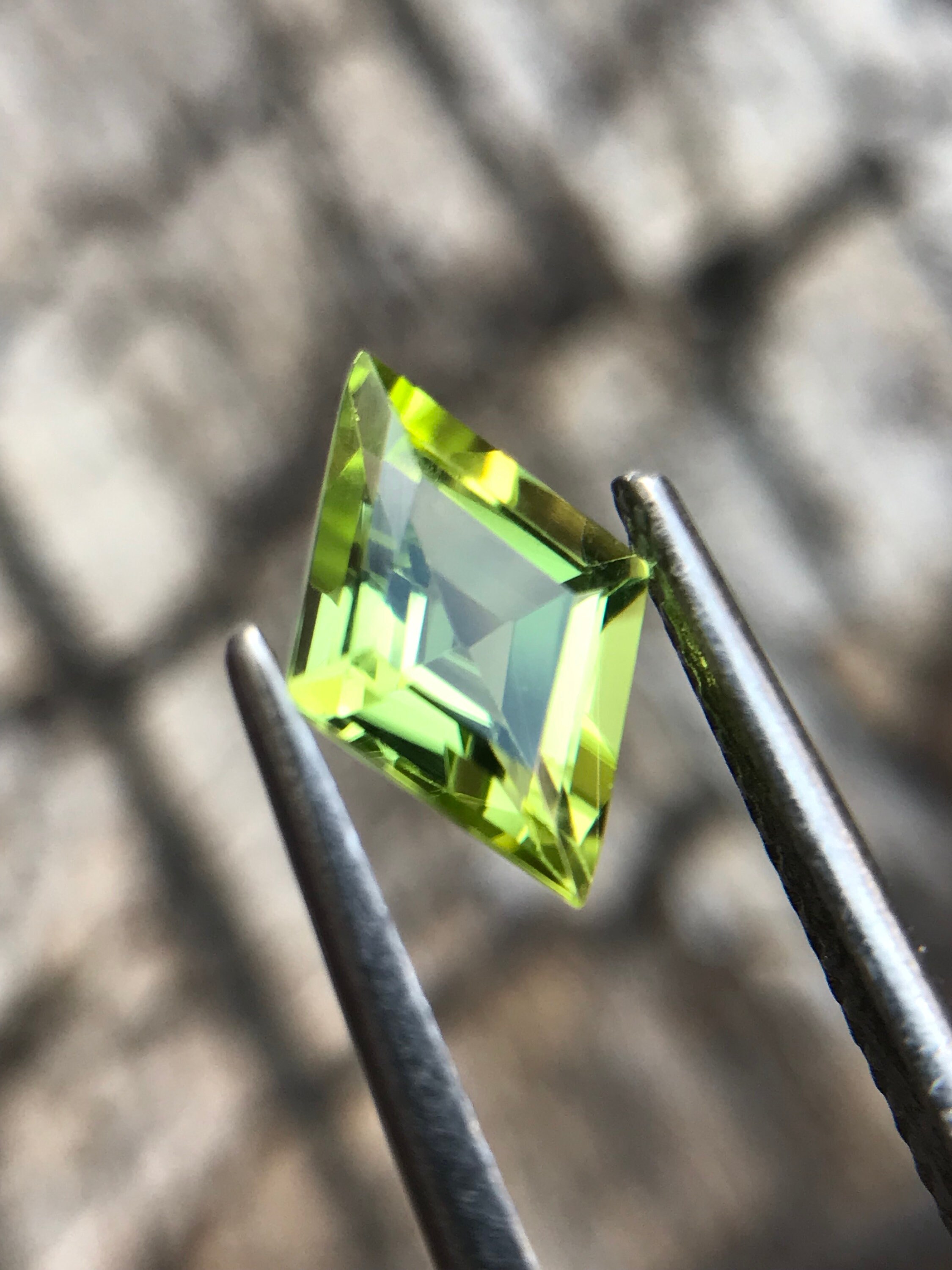 Peridot Lozenge Cut August Birthstone 10 MM Natural Peridot 1.20 Carat ...