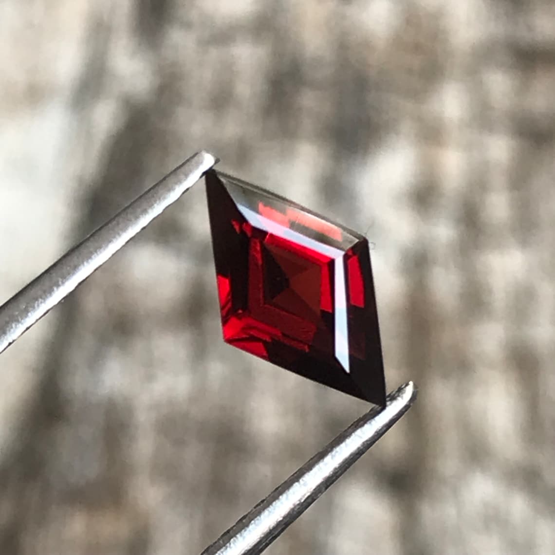 Granate rojo de corte romboidal de 10 mm: piedra de nacimiento de enero ...