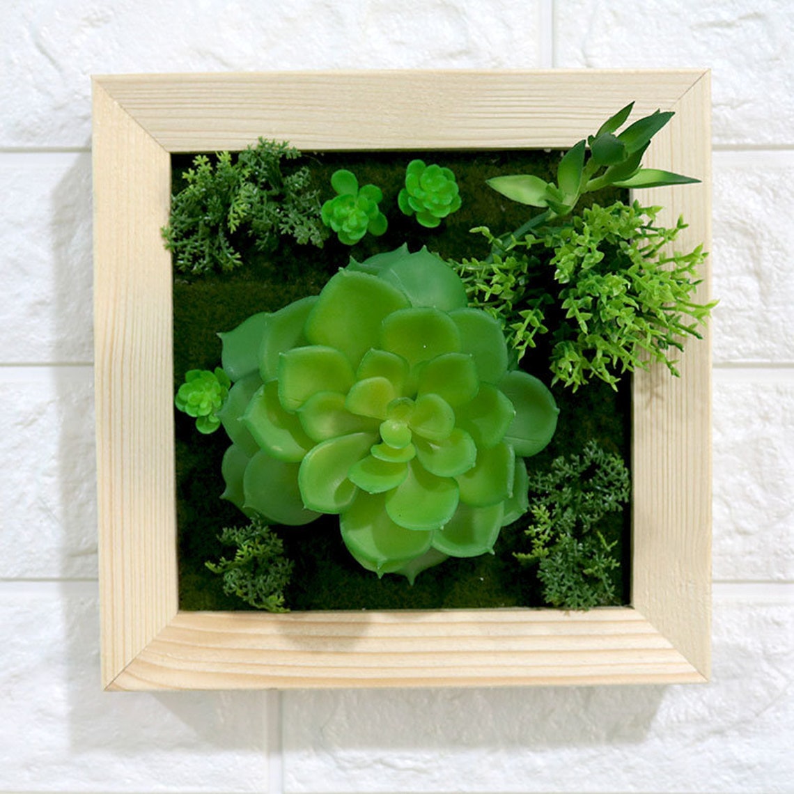 Artificial Plant Succulent Wall Art Succulent Wall Art - Etsy