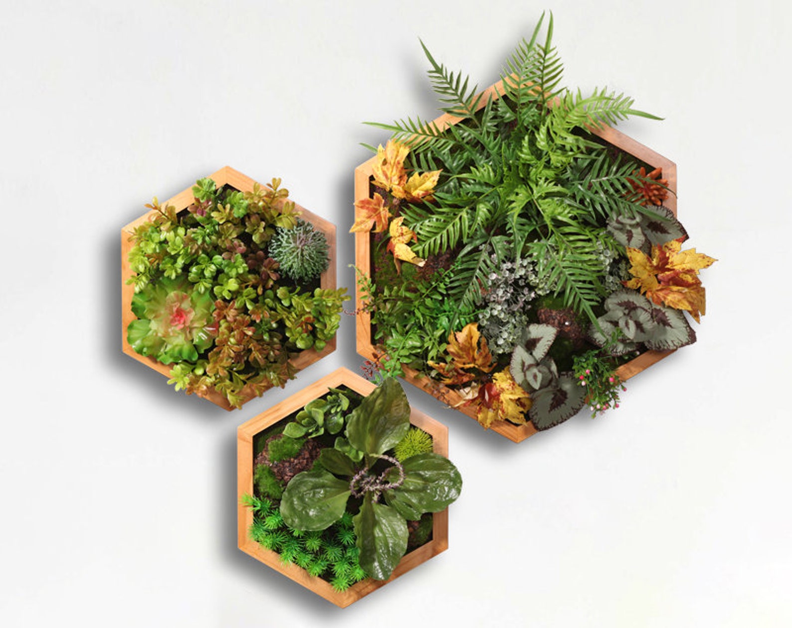 Indoor Backdrop Simulation Tropical Plant Decor Plant Panels ...