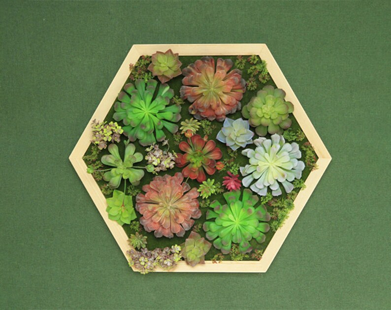 Artificial Plant Succulent Wall Art Succulent Wall Art - Etsy
