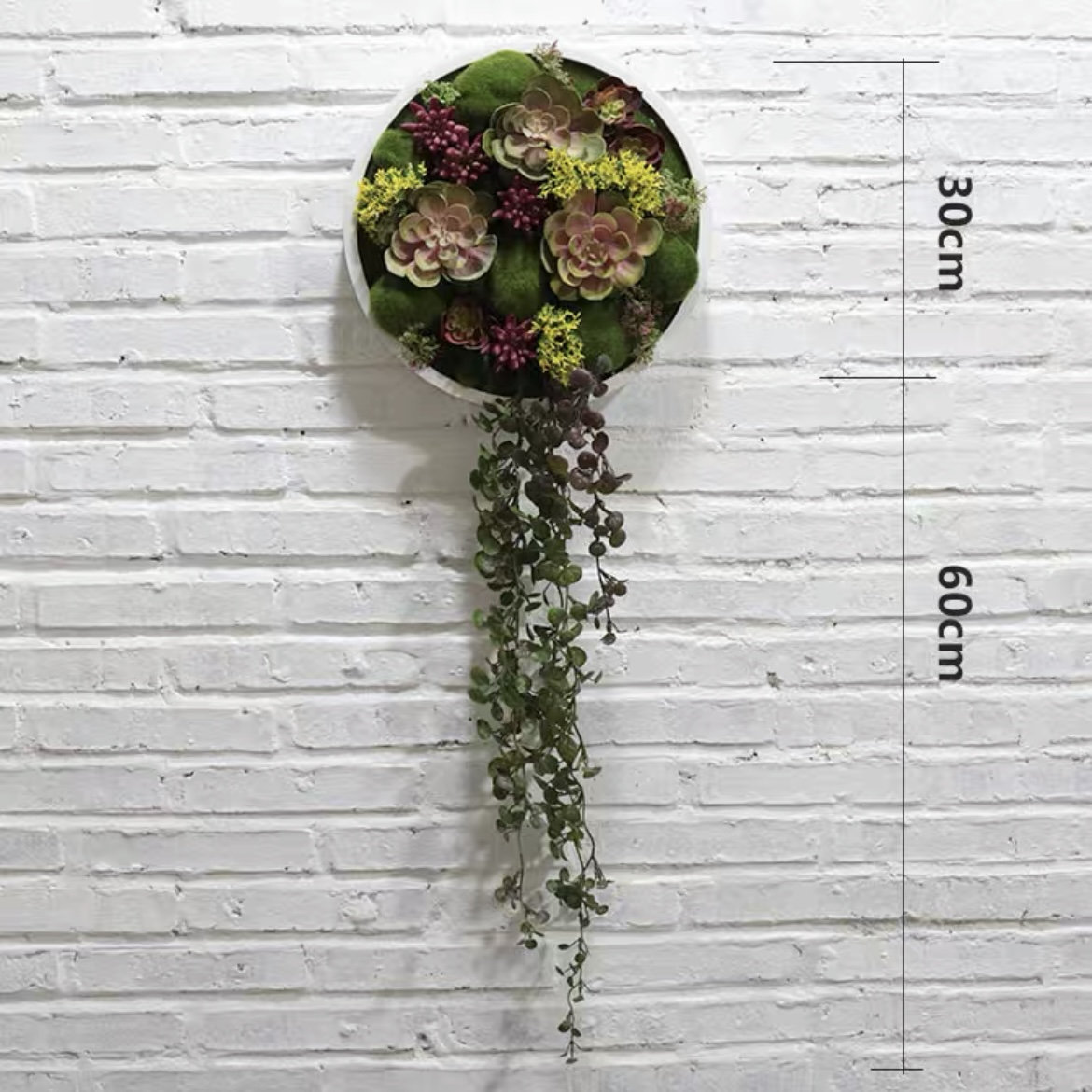 Artificial Plant Succulent Wall Art Plant Wall Wall - Etsy