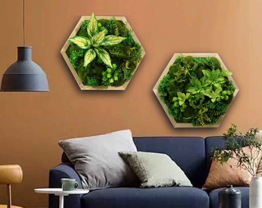 Mixed Leaves Plant Wall Background Artificial 3D Lawn Wall - Home ...
