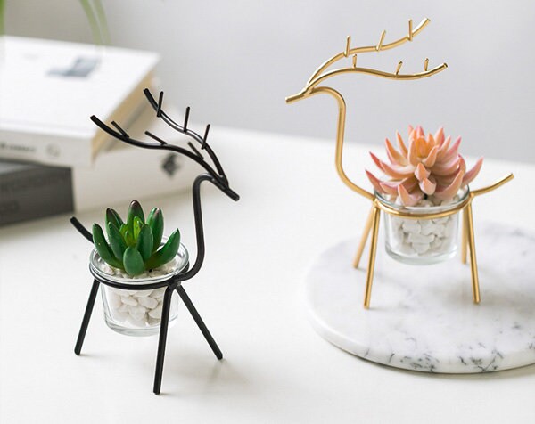 Golden Elk Creative Living Room Interior Succulent Jewelry - Etsy
