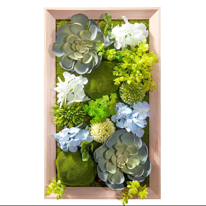 Artificial Plant Succulent Wall Art Succulent Wall Art - Etsy