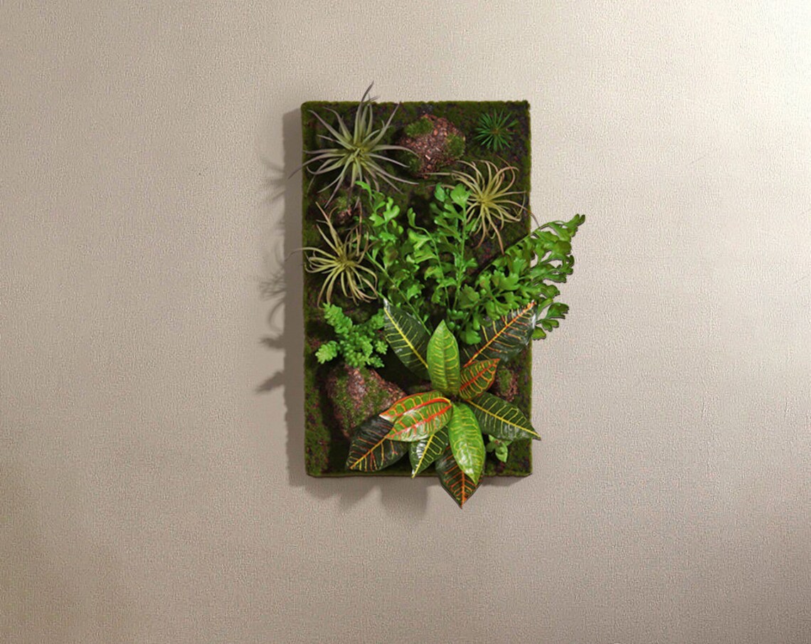 Artificial Plant Succulent Wall Art Succulent Wall Art | Etsy