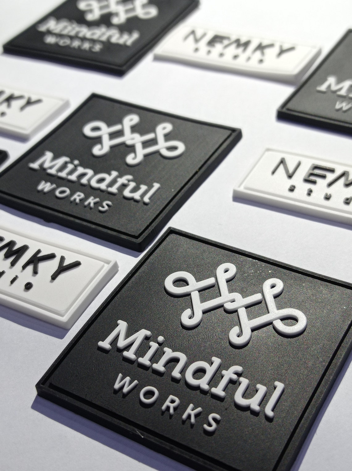 Custom Vinyl Badges.silicon Label.rubber Badges.sew on Badges.iron on ...